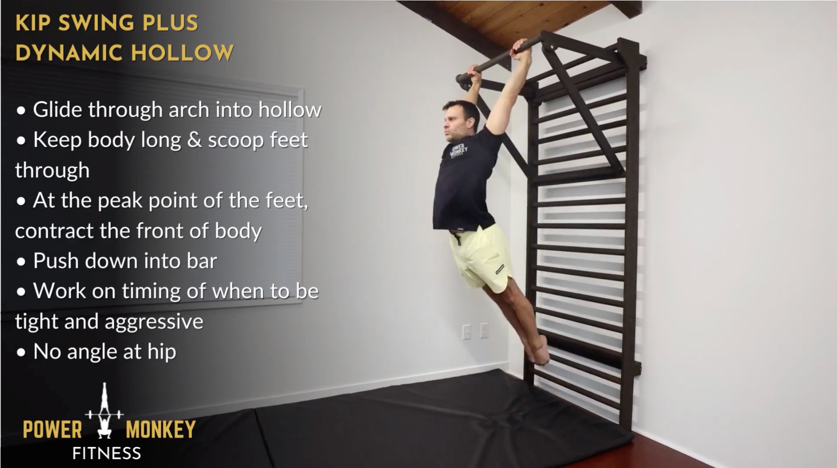 Kip Swing Plus Dynamic Hollow – Power Monkey Fitness