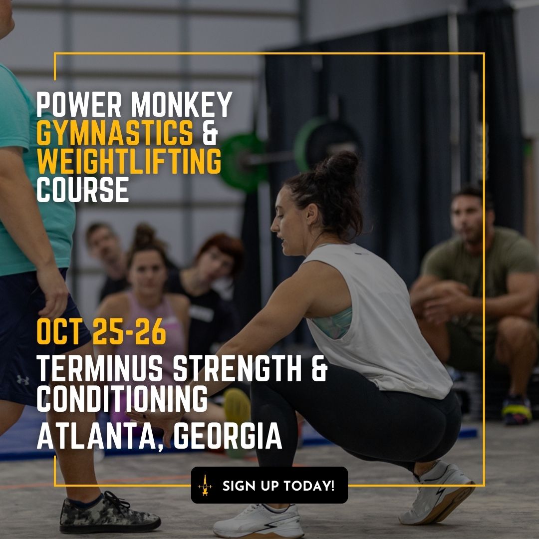 POWER MONKEY GYMNASTICS & WEIGHTLIFTING COMBO COURSE | Terminus (Atlan ...